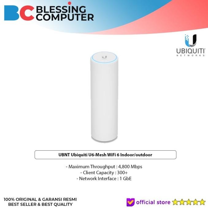 Jual CO UBNT Ubiquiti U6-Mesh WiFi 6 Indoor/outdoor | Shopee Indonesia