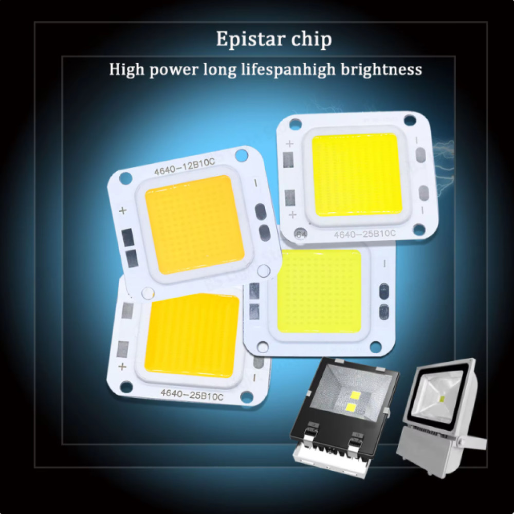 Jual Chip Lampu LED COB Floodlight Spotlight Cool White 6000K 100W ...