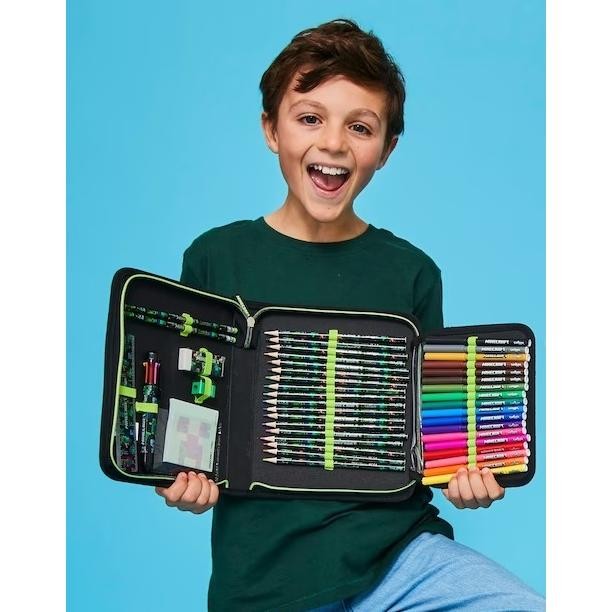 Jual Smiggle Minecraft Backpack Lunchbag Wallet | Shopee Indonesia