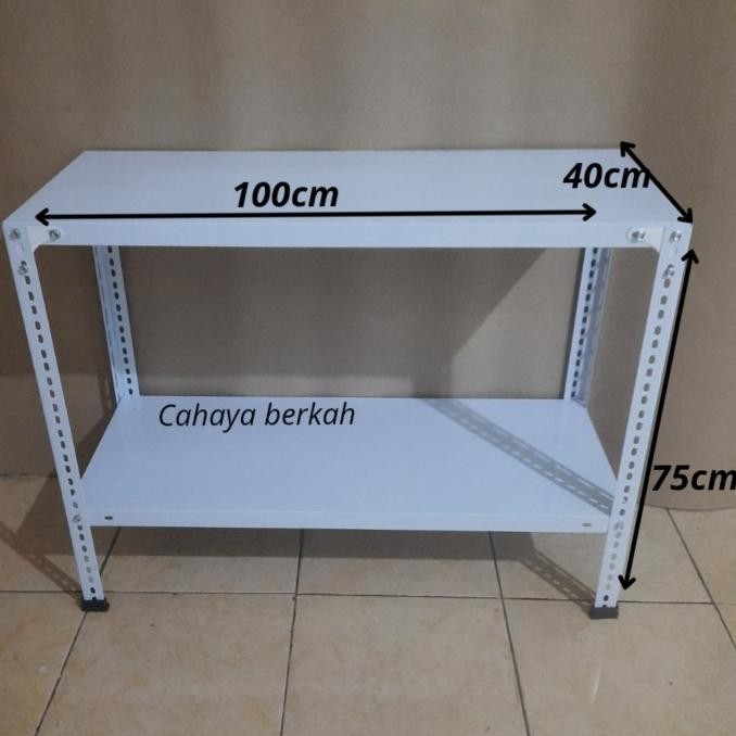 Jual Rak besi meja kompor 2 susun tl | Shopee Indonesia