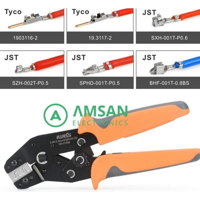 Jual IWISS SN-01BM Tang Crimping Terminal Molex JST PH2.0 XH2.54 Dupont Original dan Terpercaya ...