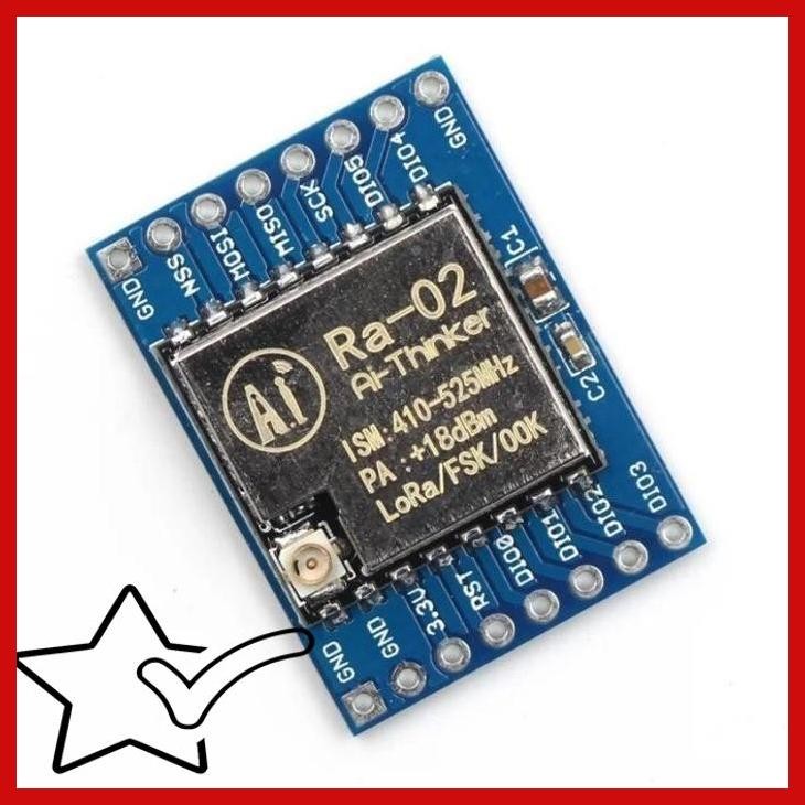 Jual [WKH] MODUL LORA RA-02 RA02 SX1278 WIRELESS 433MHZ SPI INCLUDE ...