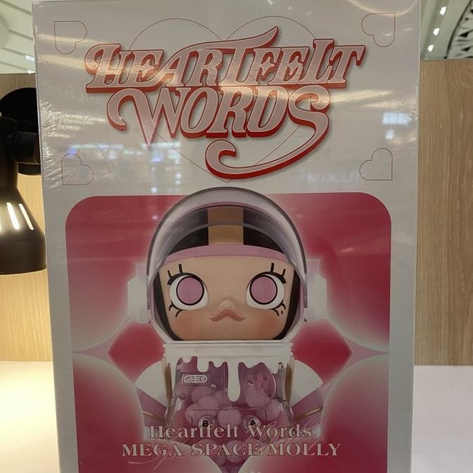 Jual NEW PRODUK POP MART MEGA SPACE MOLLY HEARTFELT WORDS 400% CHECK CARD NON SEAL ...