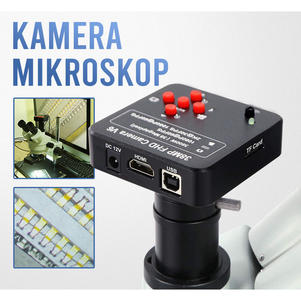 Jual Kamera Mikroskop Industrial Magnifier Full HD 48MP 2K - V8 ...