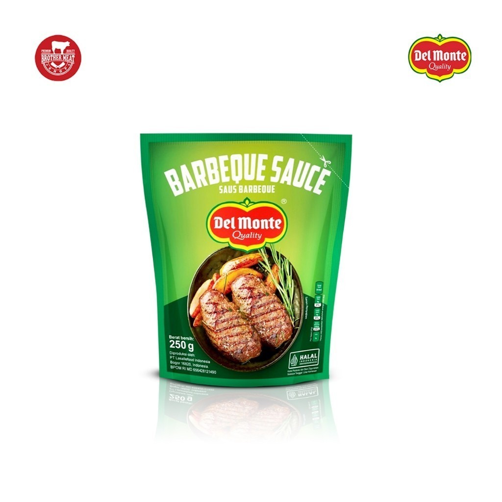 Jual Del Monte Barbeque Sauce Pouch 250gr - Brothermeatshop | Shopee ...