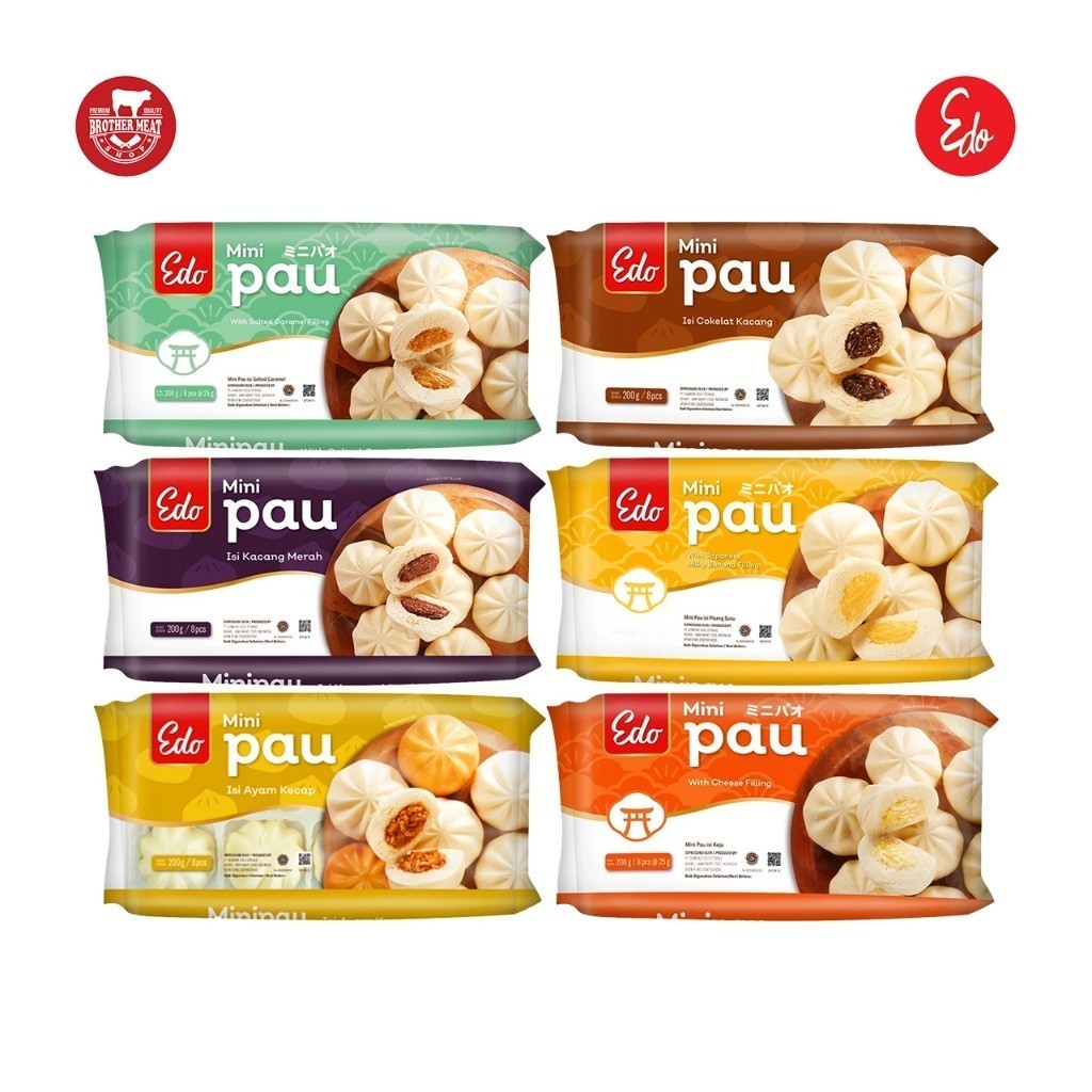 Jual EDO Mini Pau 200gr / Bakpao Mini - Brothermeatshop | Shopee Indonesia