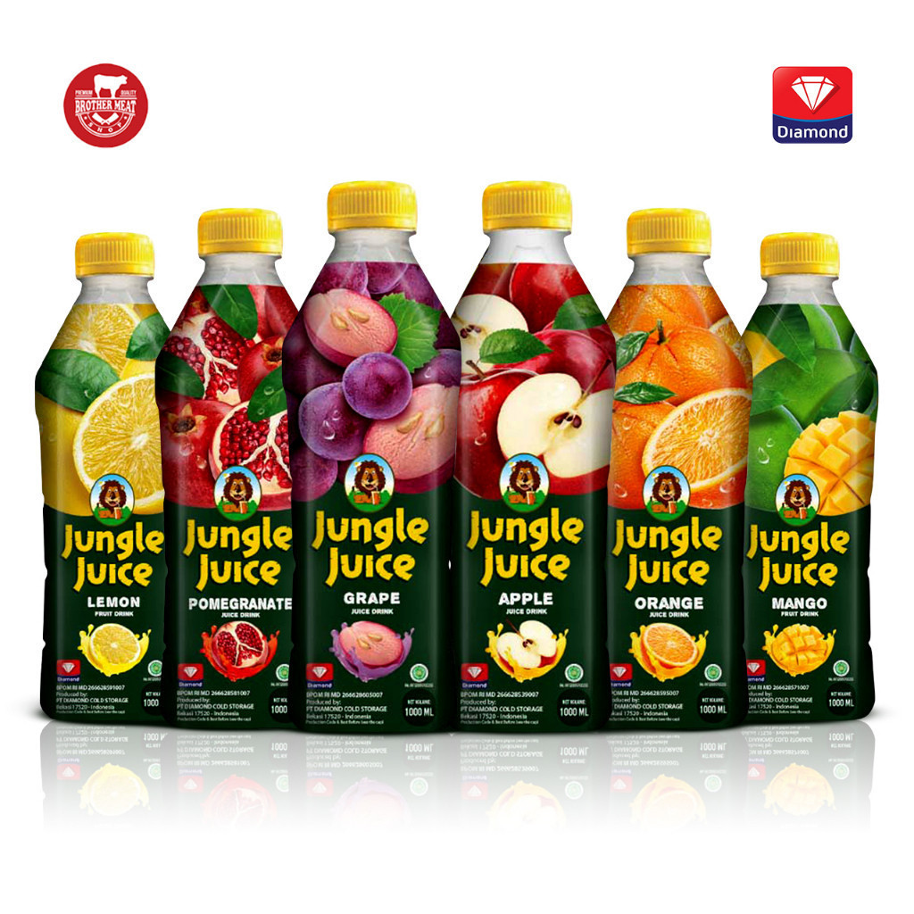 Jual JUNGLE JUICE Minuman Sari Buah 1 Liter/1000ml, Juice Drink | Shopee Indonesia