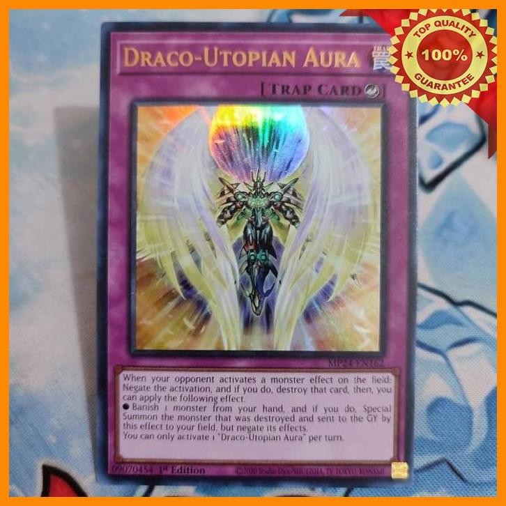 Jual (JPR) YUGIOH DRACO UTOPIAN AURA MP24 ULTRA RARE ORIGINAL | Shopee Indonesia