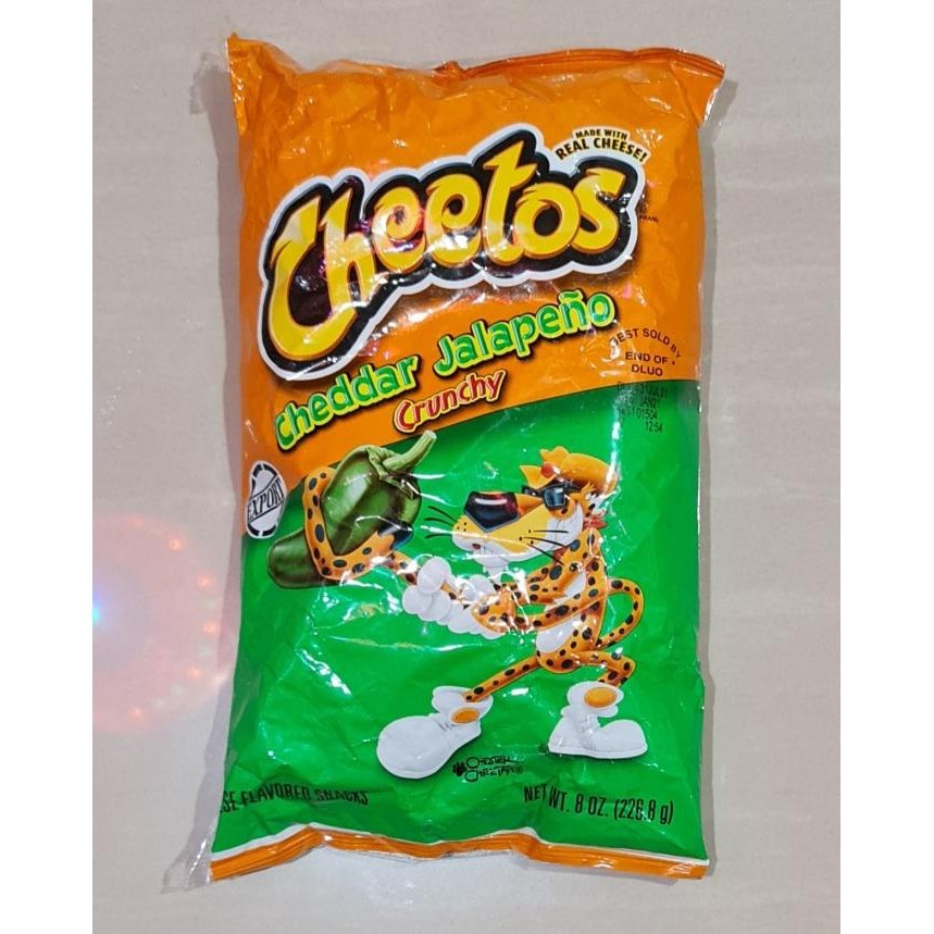 Jual SNACK CHEETOS MADE WITH REAL CHEESE CHEDDAR JALAPENO CRUNCHY 227 ...