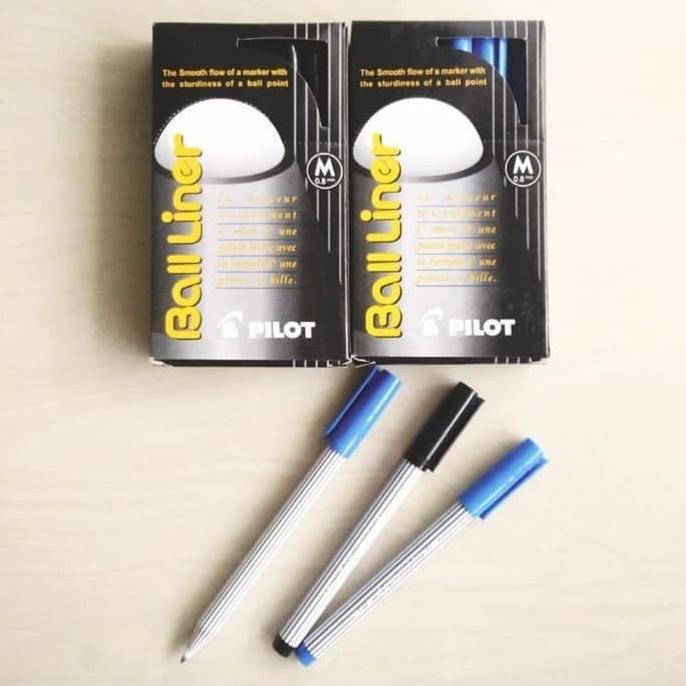 Jual Pulpen Pilot Balliner/Ballpoint 0.8Mm(Biru,Hitam,Merah,Hijau ...