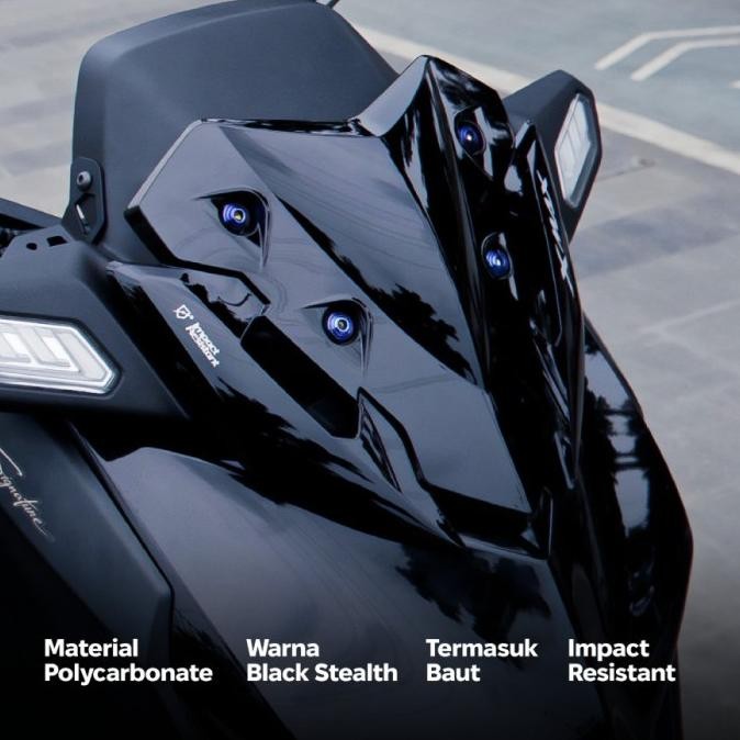 Jual NEW NEMO Windshield / Visor Yamaha Xmax Connected 2023 Tipe Sonic ...