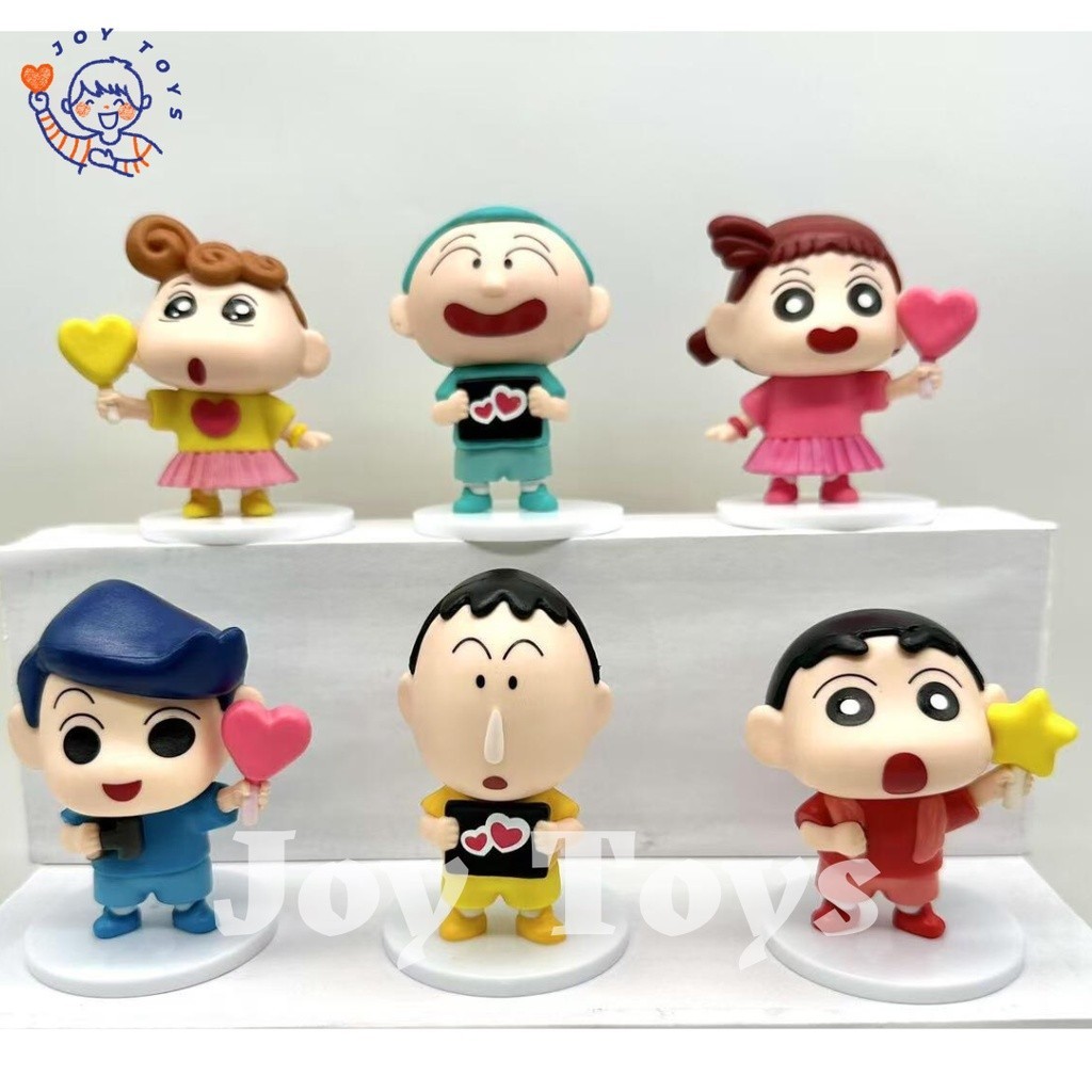Jual SHINCHAN HEART CHIBI 6 PCS 170 CRAYON SHIN CHAN ANIME ACTION ...