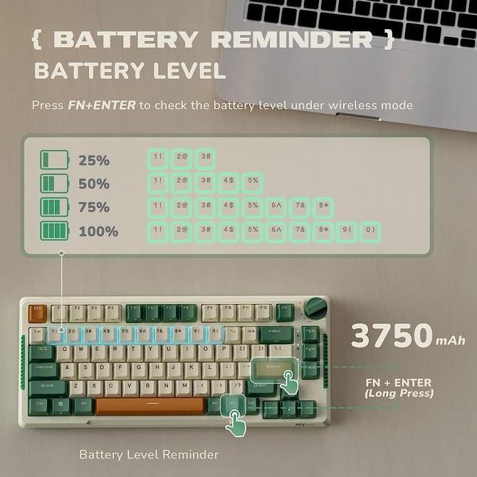 Jual Royal Kludge Rkh81 Rk H81 Mechanical Keyboard Gasket Mount ...