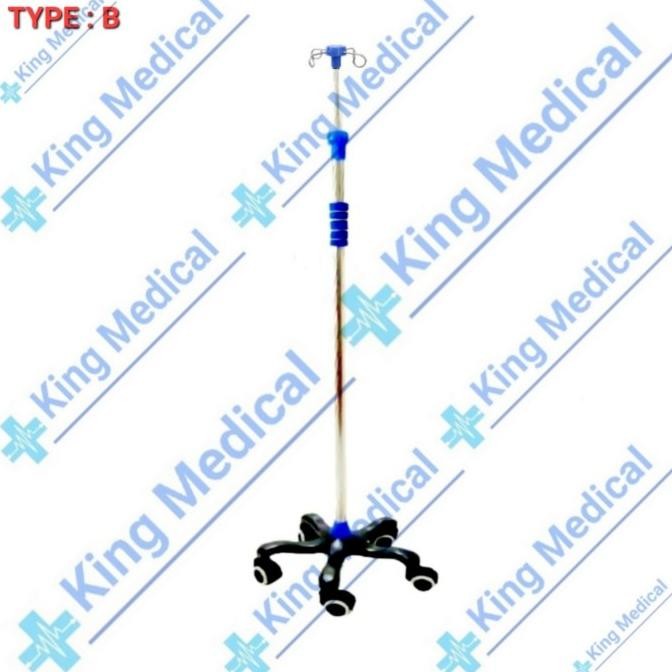 Jual Tiang Infus Stainless K - 5 Pakai Roda Original Dan Terpercaya ...