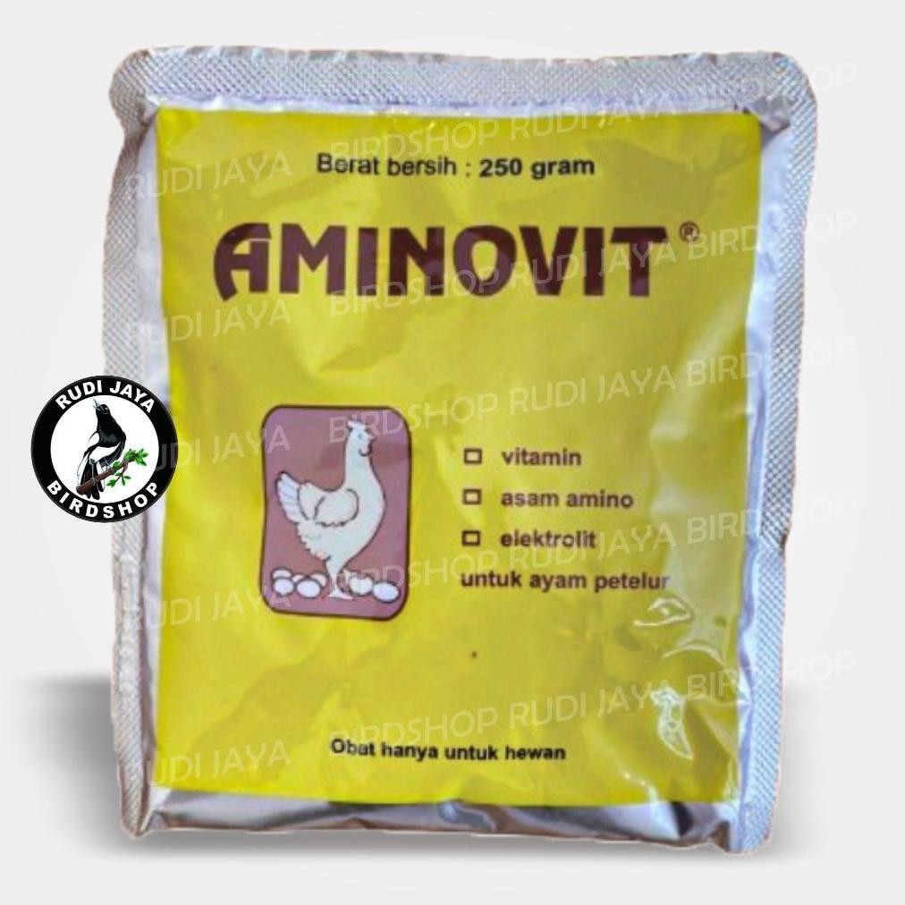 Jual sd-5 AMINOVIT 250 GRAM MEDION MENCUKUPI KEBUTUHAN VITAMIN ASAM AMINO AYAM BEBEK PETELUR ...