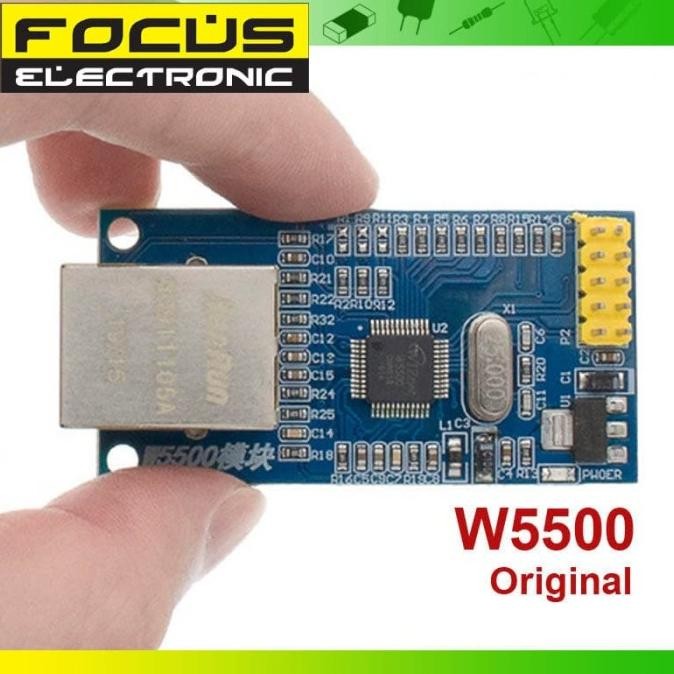 Jual W5500 Ethernet Network Module for Arduino ESP8266 ESP32 Shield W5100 | Shopee Indonesia