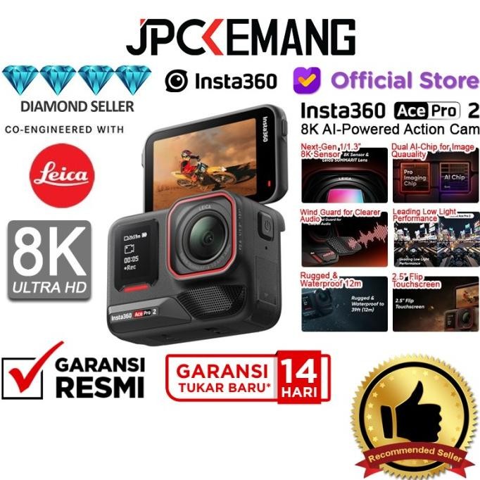 Jual INSTA360 ACE PRO 2 8K AI POWERED ACTION CAMERA LEICA INSTA 360 ACTION CAM GARANSI RESMI ...