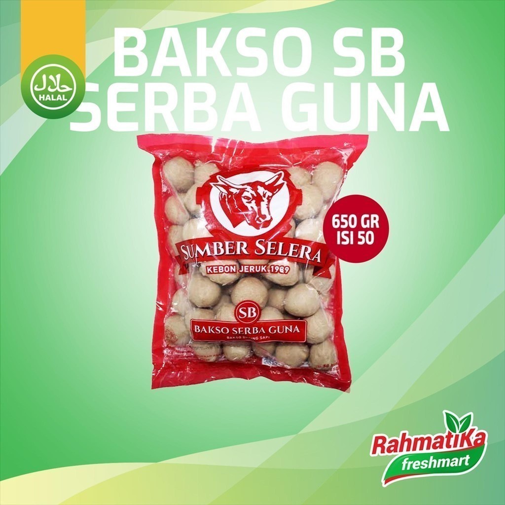 Jual Bakso SB Serba Guna Isi 50 / Bakso Sumber Selera 650 gr (Frozen ...