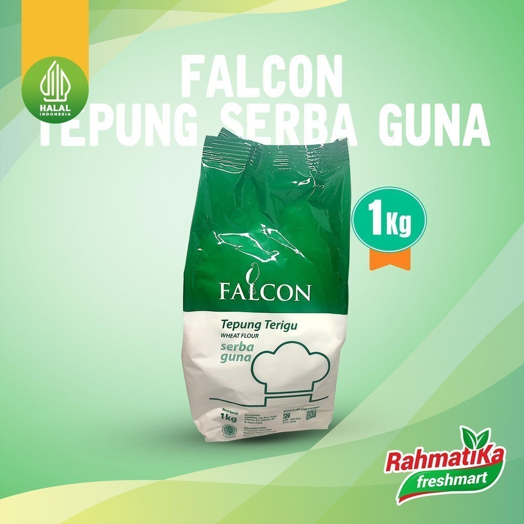 Jual FALCON Tepung Terigu Serbaguna 1 Kg | Shopee Indonesia