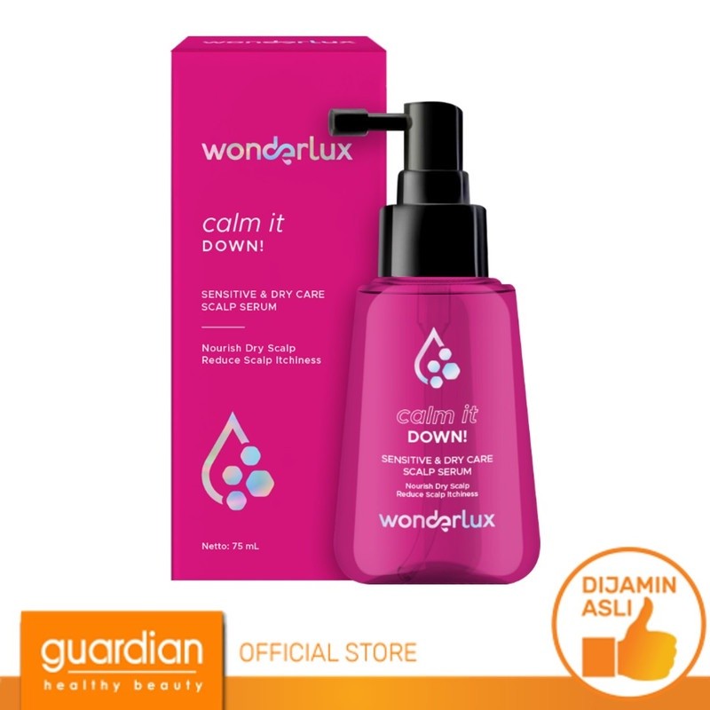 Jual Wonderlux Calm It Down! Sensitive & Dry Care Scalp Serum 75Ml ...