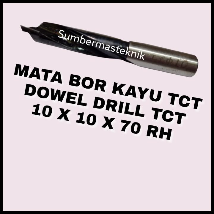 Jual Mata Bor Kayu Dowel Drill Tct 10 Mm X 70 Rh Puteran Kanan | Shopee Indonesia