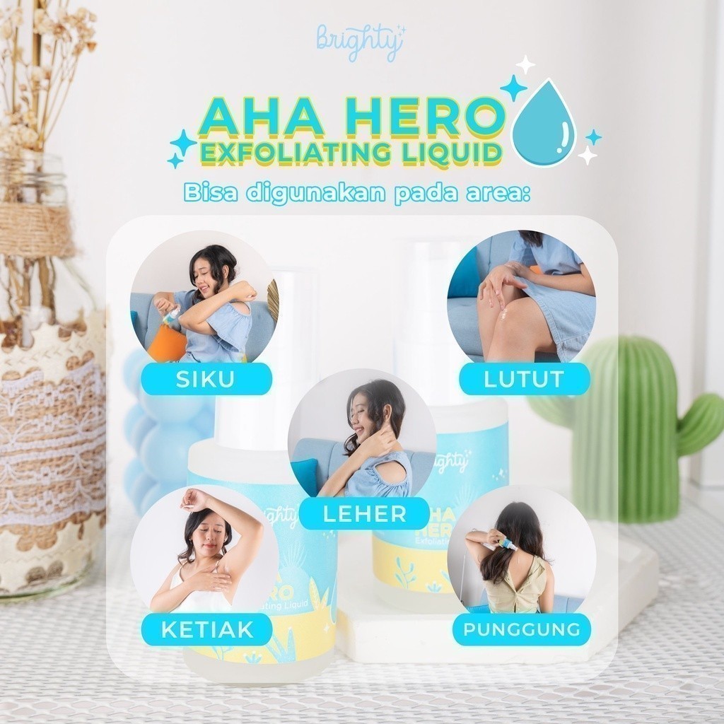Jual Brighty Aha Hero Exfoliating Liquid (Serum Pencerah Ketiak ...