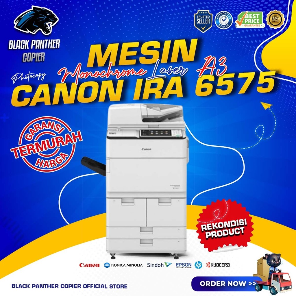 Jual Mesin Fotocopy Canon iRA 6575 A3 Rekondisi Siap Pakai | Shopee ...