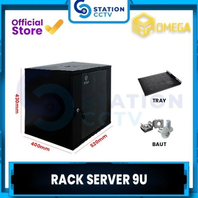 Jual Wallmount Rack 9U Single Door / Rack Server 9U With Packing Kayu Co | Shopee Indonesia