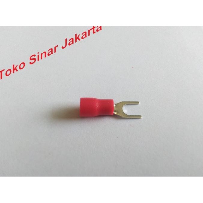 Jual :::::::] Skun Sekun Socket Soket Garpu Y Merah Cucuk Kabel ...