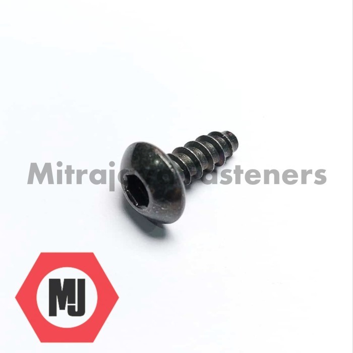 Jual SKRUP BODY KUNCI L 5x16 HITAM MX NMAX AEROX | Shopee Indonesia