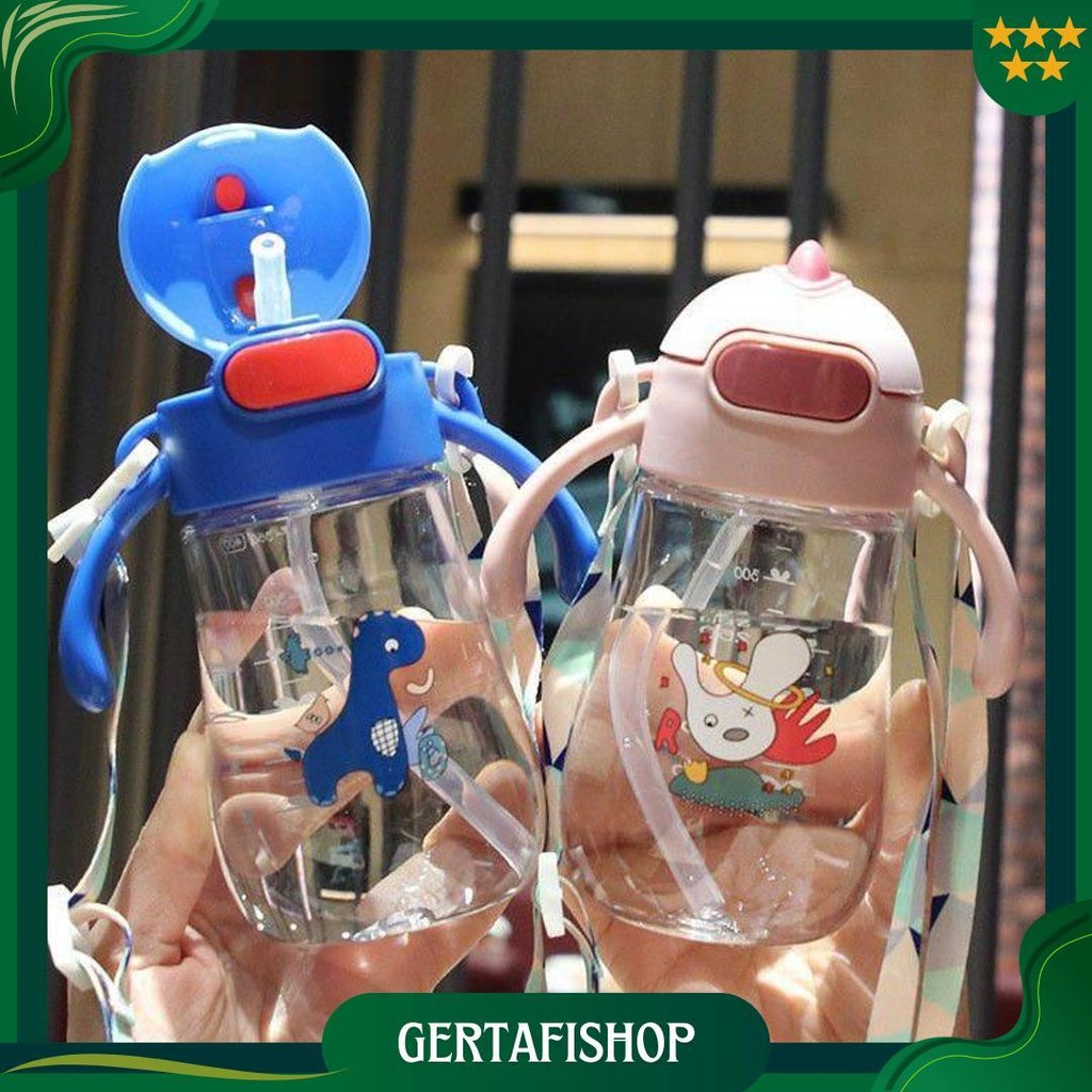 Jual Botol Minum Anak Gagang / Tempat Minum Anak Ekslusif 400Ml Bpa Free 2669 Promo | Shopee ...