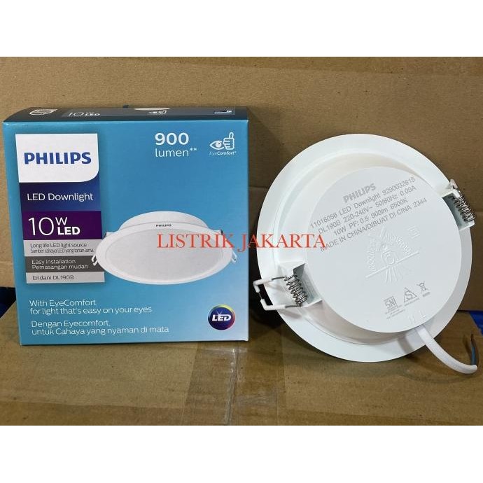 Jual LAMPU DOWNLIGHT LED PHILIPS ERIDANI G2 DL190B 10W 10 WATT W 5 INCH 5" murah | Shopee Indonesia