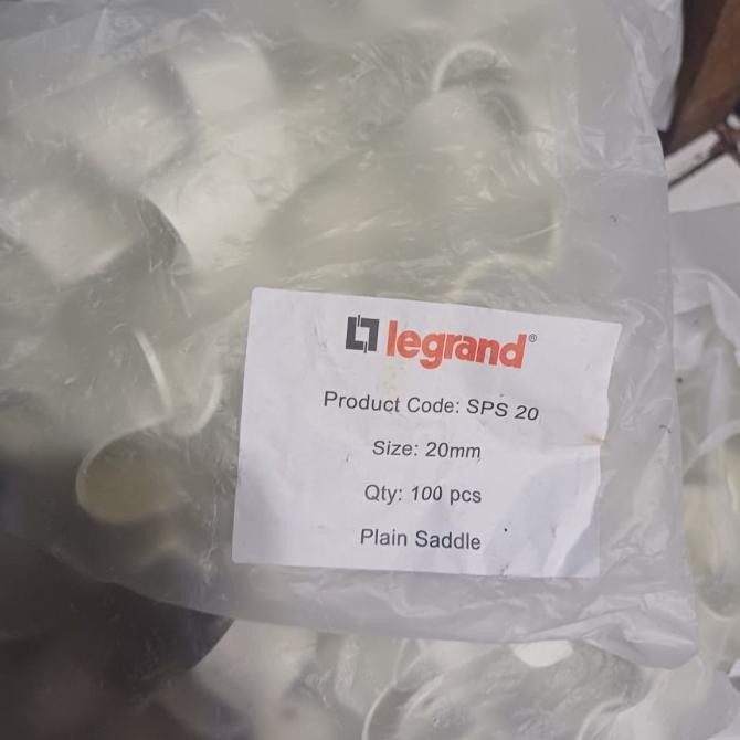 Jual Klem Pipa Legrand 20Mm / Clamp Pipa Legrand 20 Mm / Klem Pvc ...