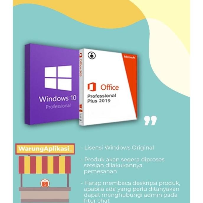 Jual Paket Promo Windows 10 Pro dan Office 2019 Professional Plus ...