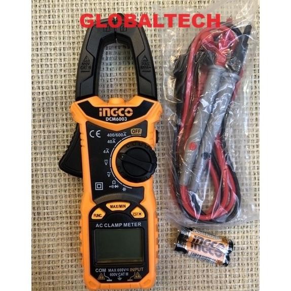 Jual Ingco Dcm66001 Tang Ampere Amper 600V Multi Multimeter Digital ...