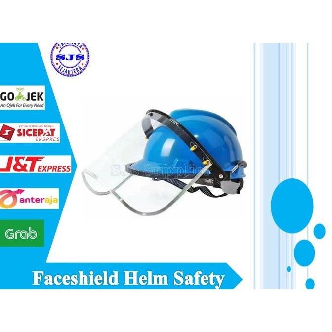 Jual Face Shield Khusus Untuk Helm Safety Proyek Faceshield Gerinda ...