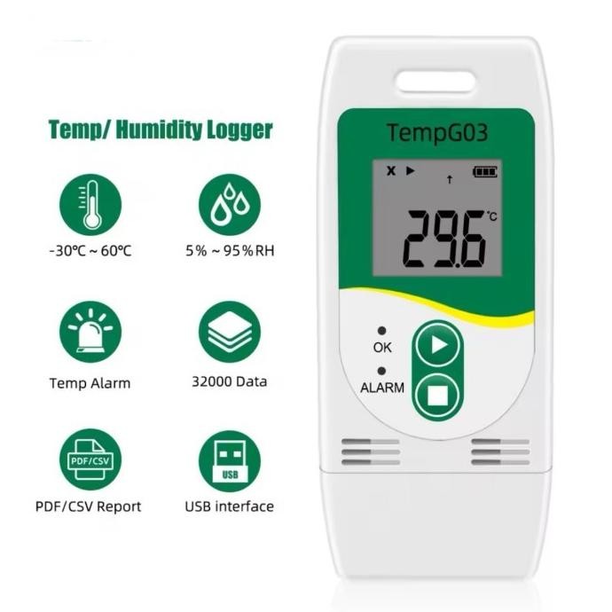 Jual Tempg03 Digital Usb Recorder Suhu Kelembaban Temp Humidity ...