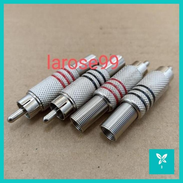 Jual | MM | Jack RCA Besi Colokan Jack Audio Video Konektor RCA Besi ...