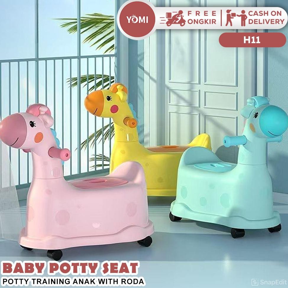 Jual Yo Potty Training Ana With Roda H11 Baby Potty Eat Potty Handle ...