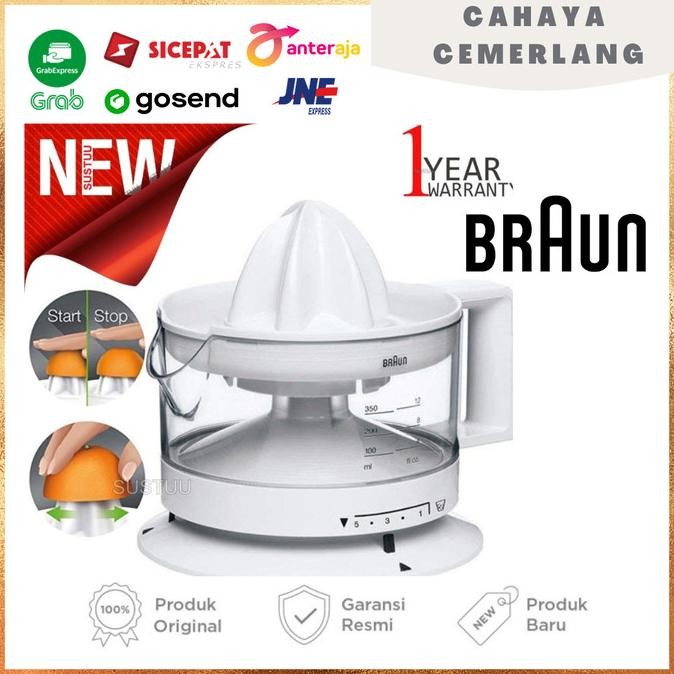 Jual SALE! BRAUN CJ 3000 TRIBUTE COLLECTION ELECTRIC CITRUS JUICER | Shopee Indonesia