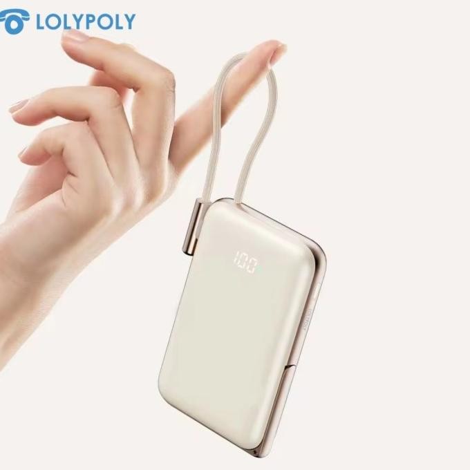 Jual LOLYPOLY Magnetic Wireless Powerbank 10000 mAh 15W Wireless Fast ...