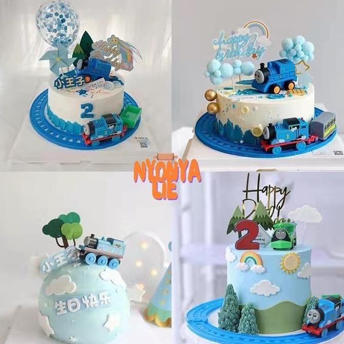 Jual CMM12 Topper Mainan Kereta Api Rel Train Thomas Hiasan Kue Ulang ...