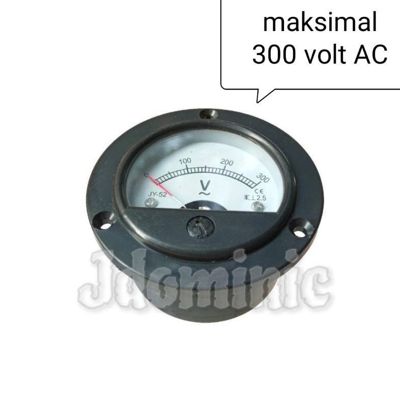 Jual voltmeter analog arus AC 300 volt vol voltase voltmetre genset ...
