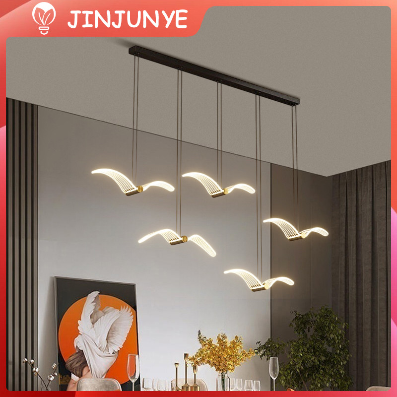 Jual Lampu Gantung Minimalis Modern Meja Makan 5 Bird Seagull Lampu Hias Gantung Nordic Ruang ...