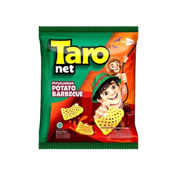 Jual TARO NET POTATO BARBEQUE 62 GR | Shopee Indonesia