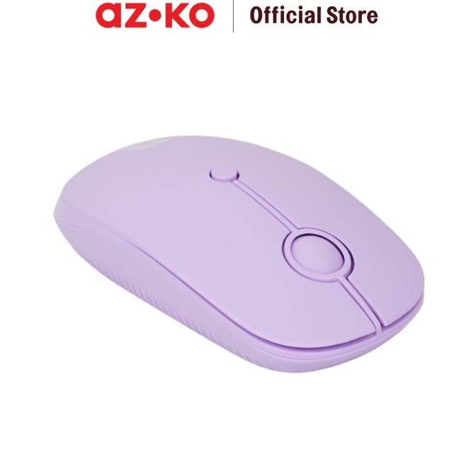 Jual Azko Ataru Mouse Wireless I330 - Ungu Dusty Aksesoris Laptop Alat ...