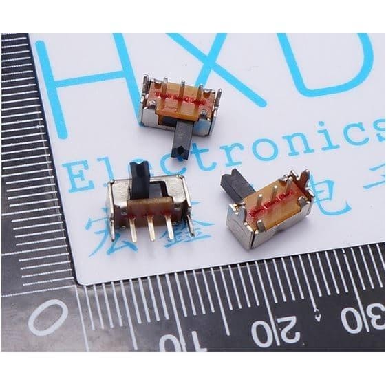 Jual SK-12D07VG4 3 Pin 2 Position SPDT Mini Slide Switch Right Angle | Shopee Indonesia