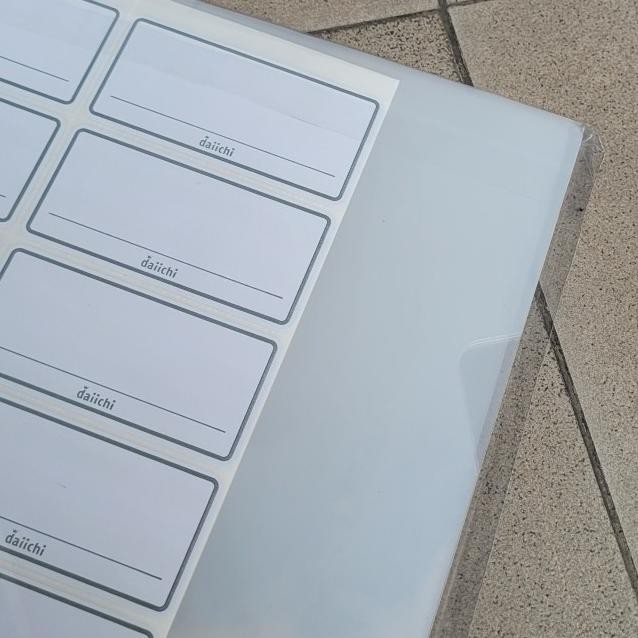 Jual new !!! Map L Daiichi Folio 9002 / Clear Sleeve Daichi F4 Plastik ...