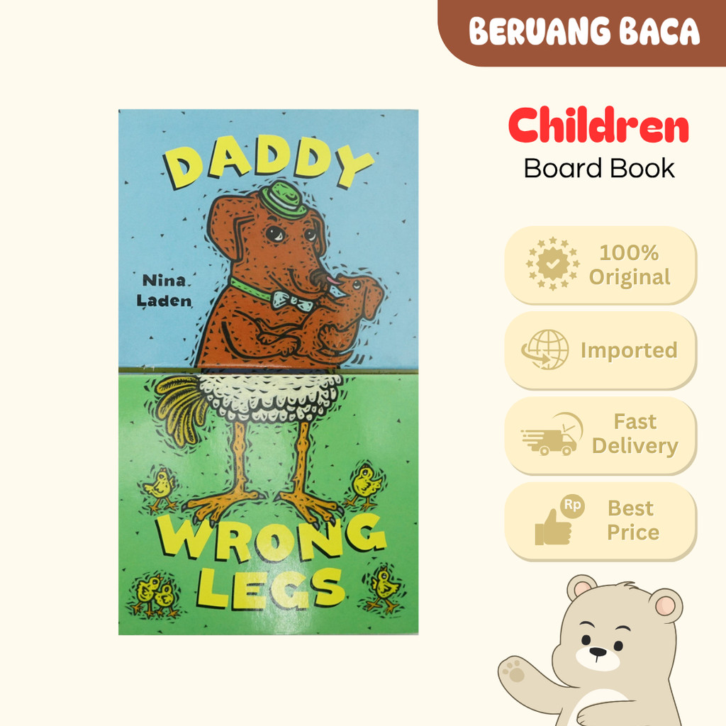 Jual DADDY WRONG LEGS - NINA LADEN - Board Book | Shopee Indonesia
