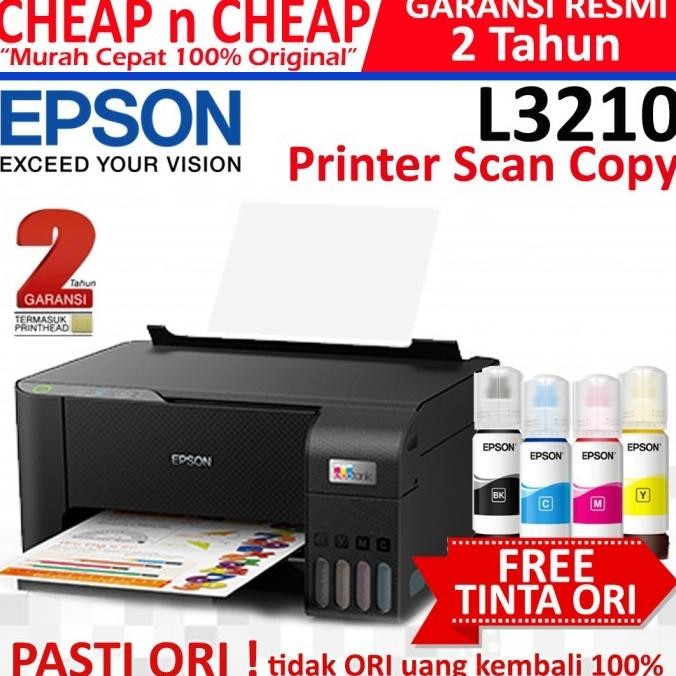 Jual HARGA DISC - Epson L3210 Print Scan Copy A4 Printer EcoTank L3110 ...